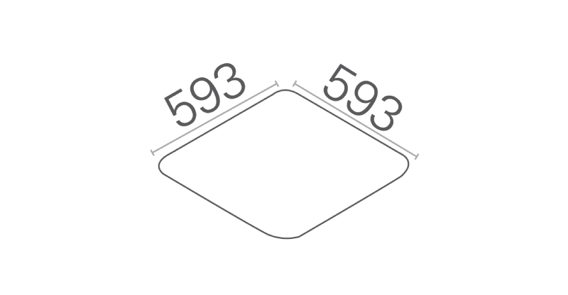SQUARE SOFT EDGE (CEILING MOUNTED / PENDANT) - Switch Made Group