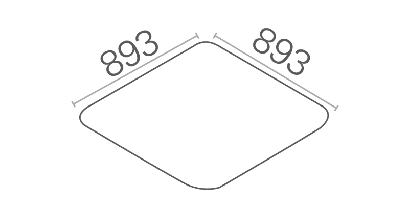 SQUARE SOFT EDGE (CEILING MOUNTED / PENDANT) - Switch Made Group